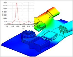 Concerned about vibration? Let SOLIDWORKS Simulation study the problem ...